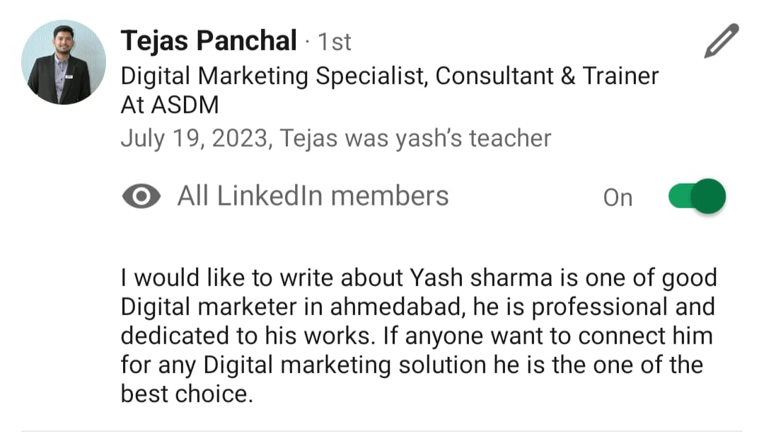Yash Sharma | digital marketer