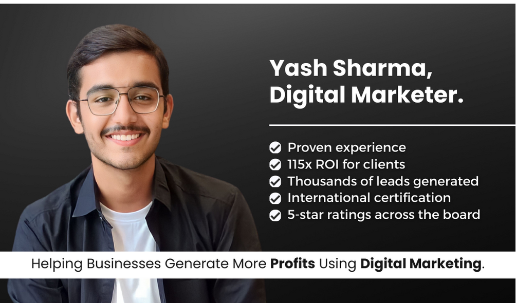 Yash Sharma | digital marketer